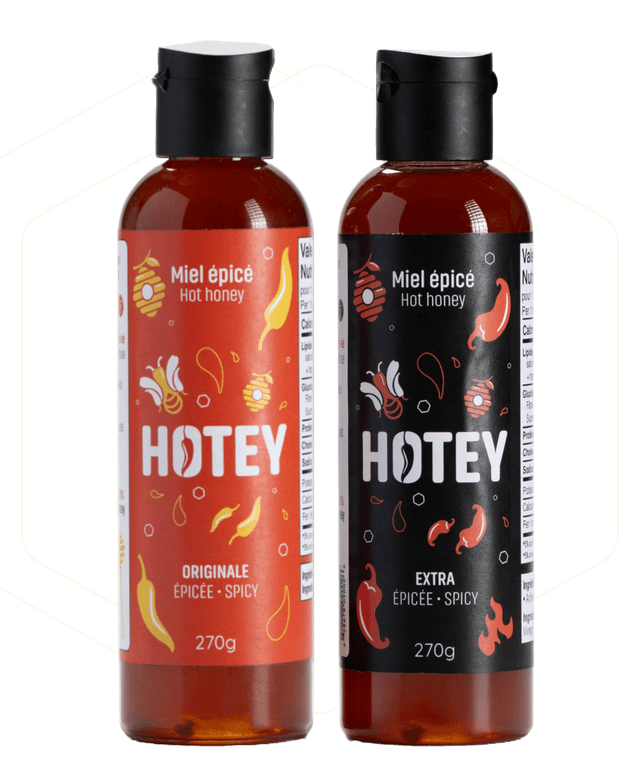 Hotey | Miel épicé (hot honey) 100 % canadien